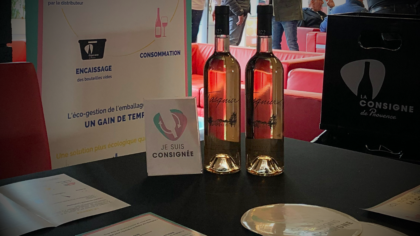 Du vin en bouteilles consignées dans les CHR - La Consigne de Provence
